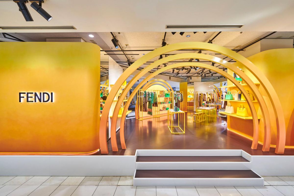 Fendi's pop-up in Tokyo Isetan Shinjuku, Japan - Luxferity Magazine