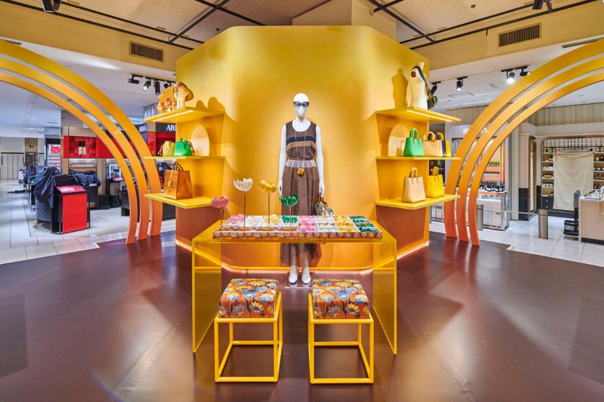 Fendi's pop-up in Tokyo Isetan Shinjuku, Japan - Luxferity Magazine