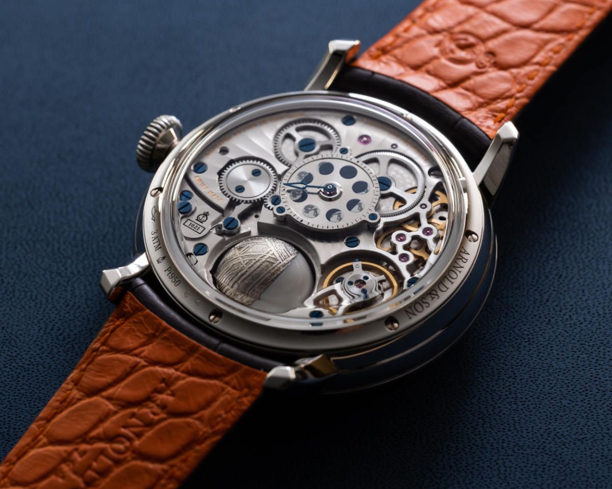 Arnold & Son: Arnold & Son Presents Its New Luna Magna Platinum Watch ...