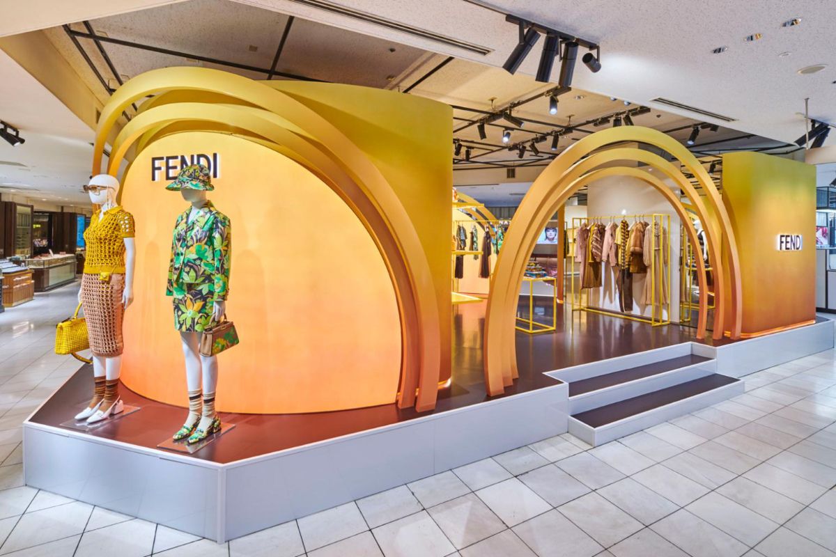 Fendi's pop-up in Tokyo Isetan Shinjuku, Japan - Luxferity Magazine