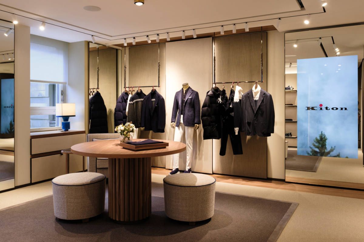 Kiton: Kiton's Redesigned Boutique In Zurich - Luxferity