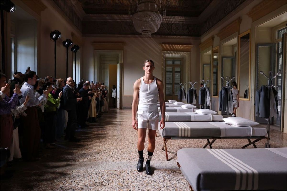 Thom Browne: Thom Browne's Cooperation With Frette Presented During The ...