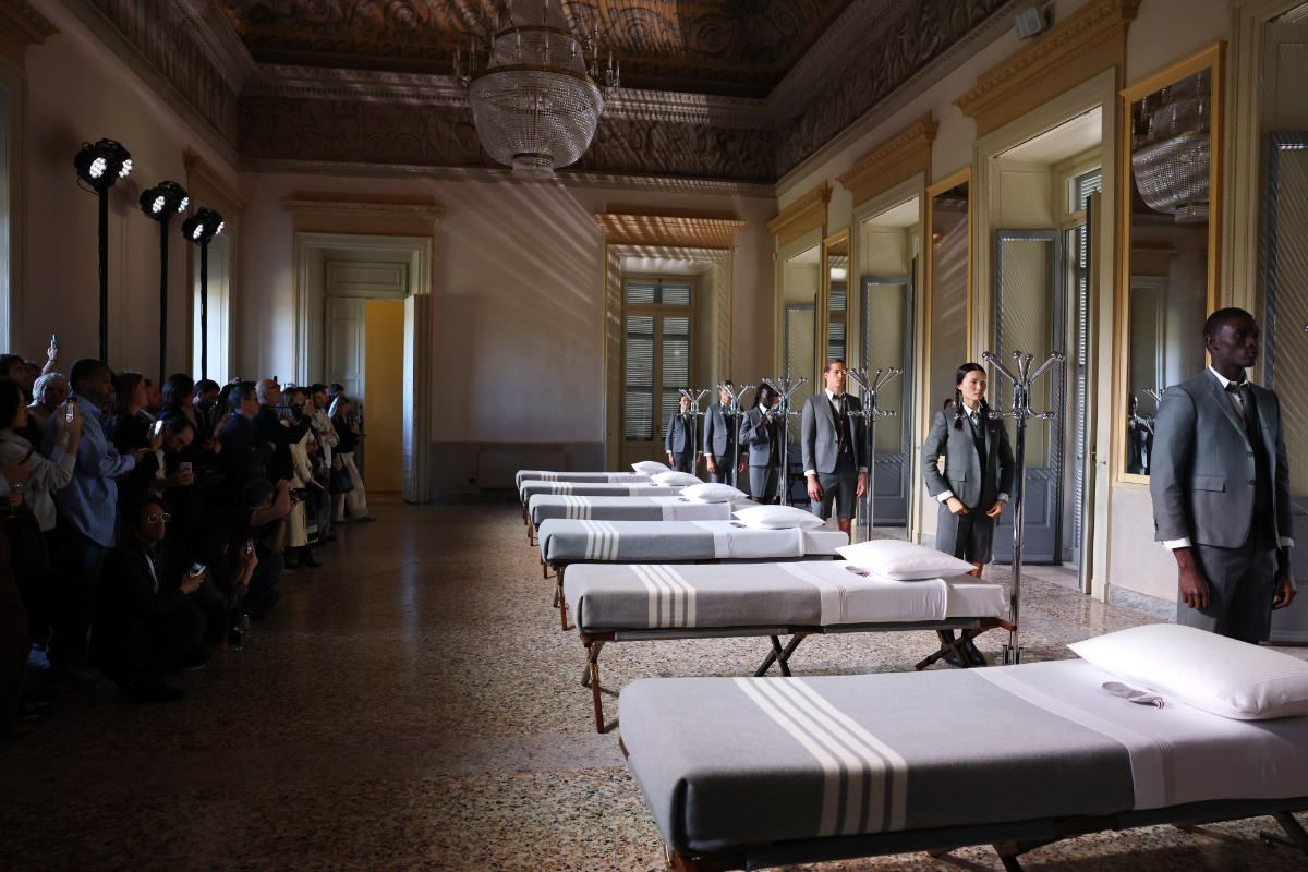 Thom Browne: Thom Browne's Cooperation With Frette Presented During The ...