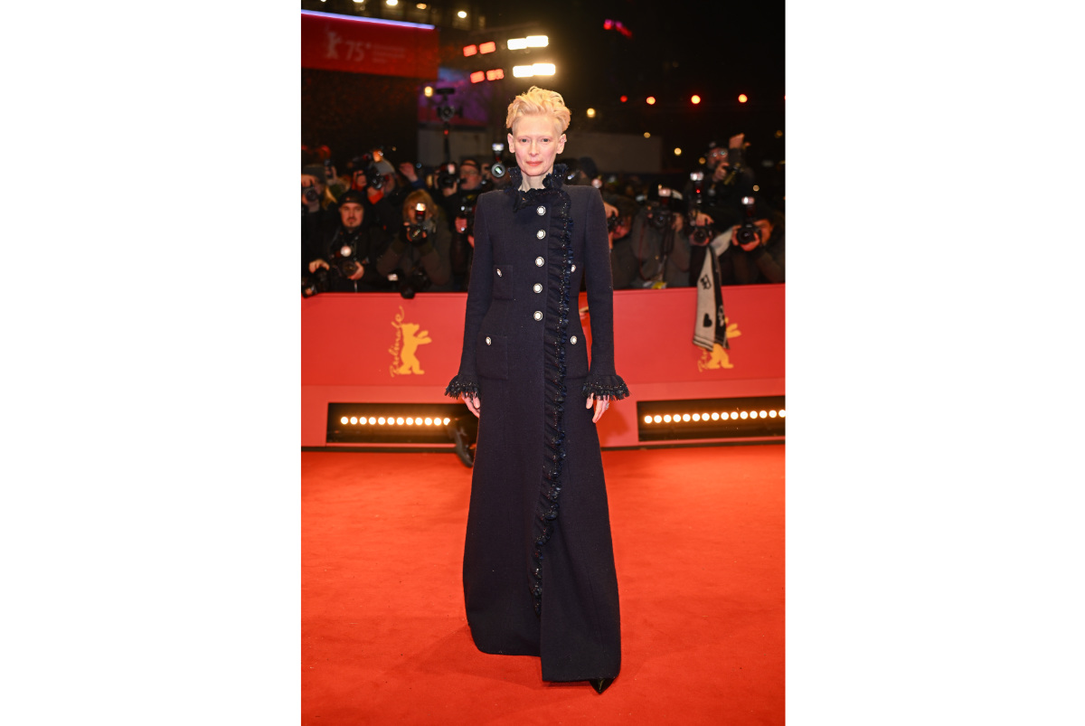 Tilda Swinton In Chanel At The Opening Ceremony Of 75th Berlinale ...