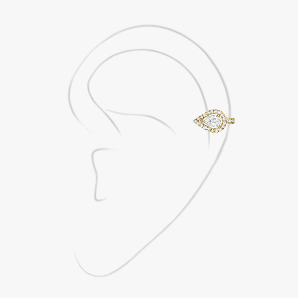Messika Boutique Doha Vendôme: My Twin Top Mono Earring PS 0.15ct ...