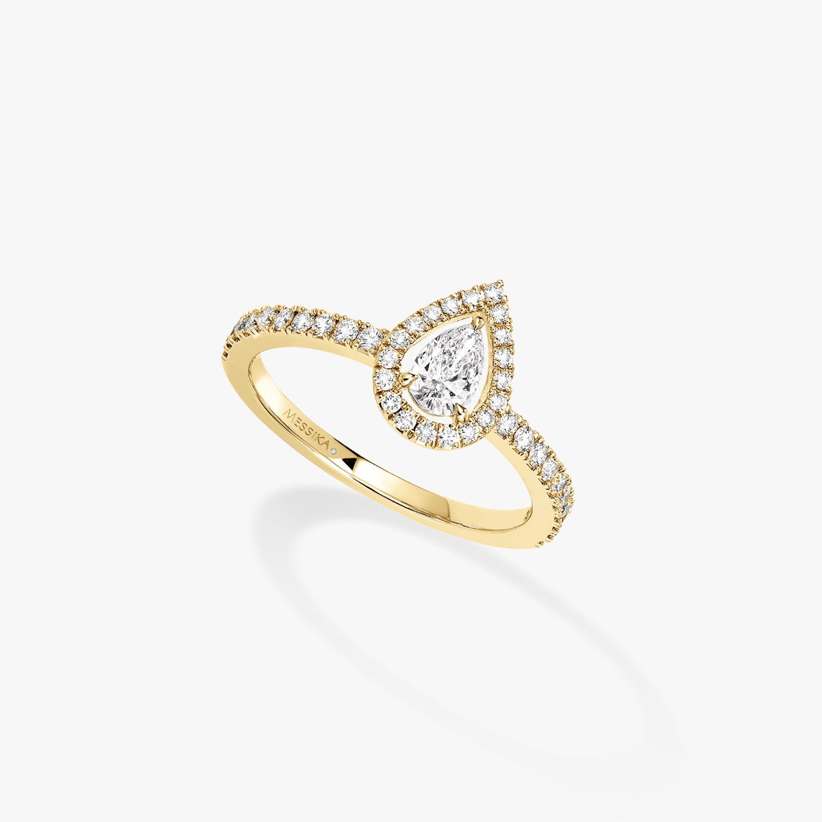 Messika Boutique Doha Vendôme: Joy Pear Cut Diamond 0,25ct Ring - Luxferity
