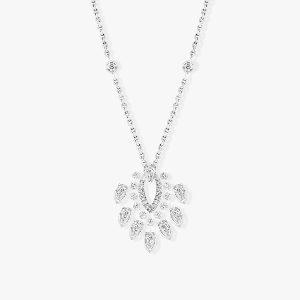 Messika Boutique Osaka: Pendant Desert Bloom White Gold Diamond ...