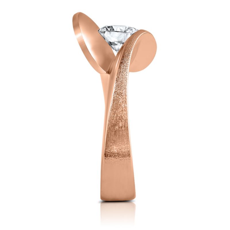 Alex Soldier: Dance Of Life Engagement Ring (Rose Gold) - Luxferity