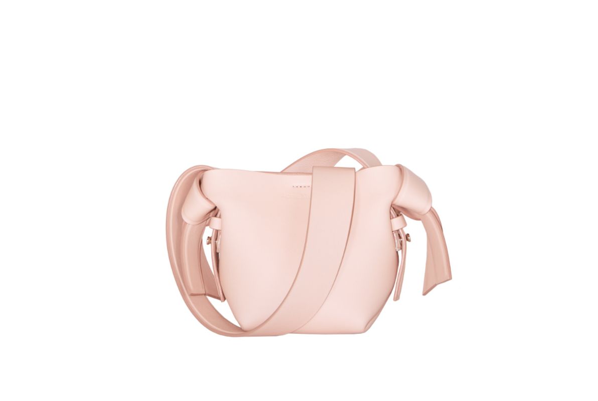 Acne Studios: Musubi Shoulder Bag - Powder Pink - Luxferity