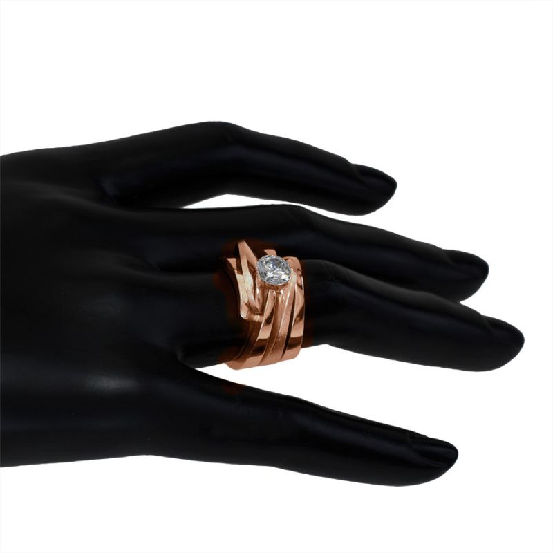 Alex Soldier: Dance Of Life Engagement Ring (Rose Gold) - Luxferity