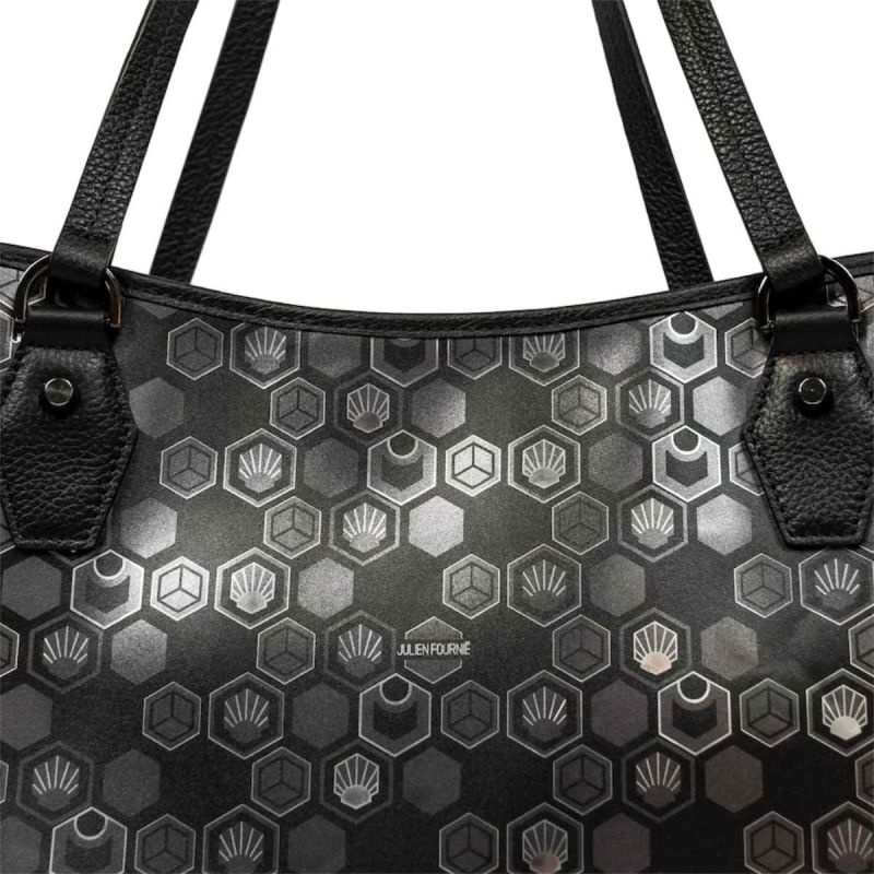 Julien Fournié: Dark Mirror Saturne Tote Bag - Luxferity
