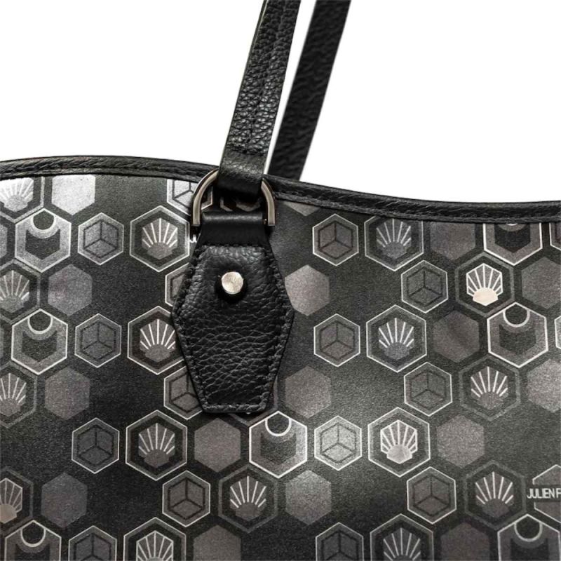 Julien Fournié: Dark Mirror Saturne Tote Bag - Luxferity