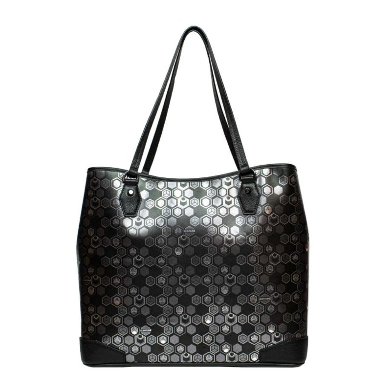 Julien Fournié: Dark Mirror Saturne Tote Bag - Luxferity
