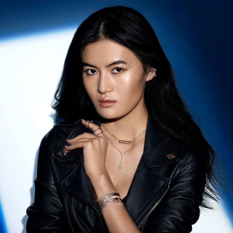 Messika Boutique Jordan: My Twin Tie 0,40ct x2 Diamond Pink Gold ...