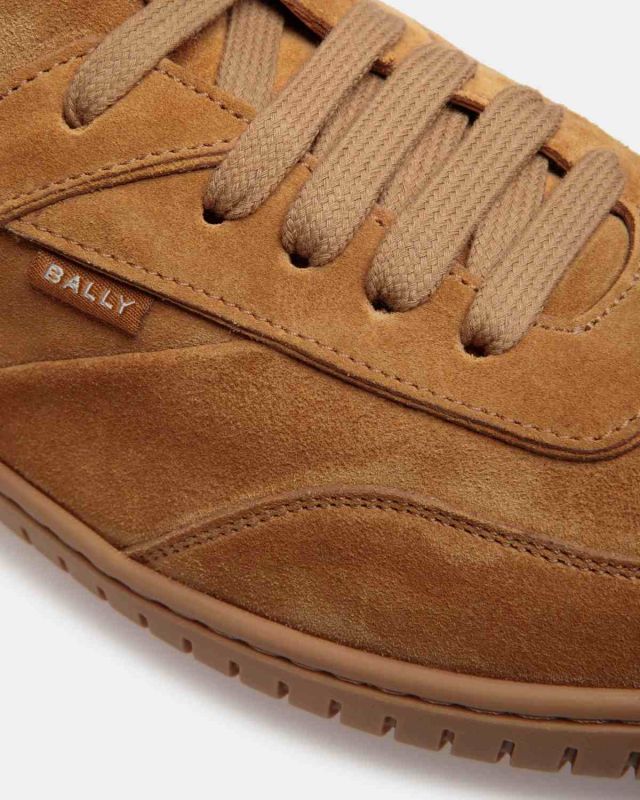 Bally Haus Milan: Player Sneakers In Desert And Amber Leather (4696) - Luxferity