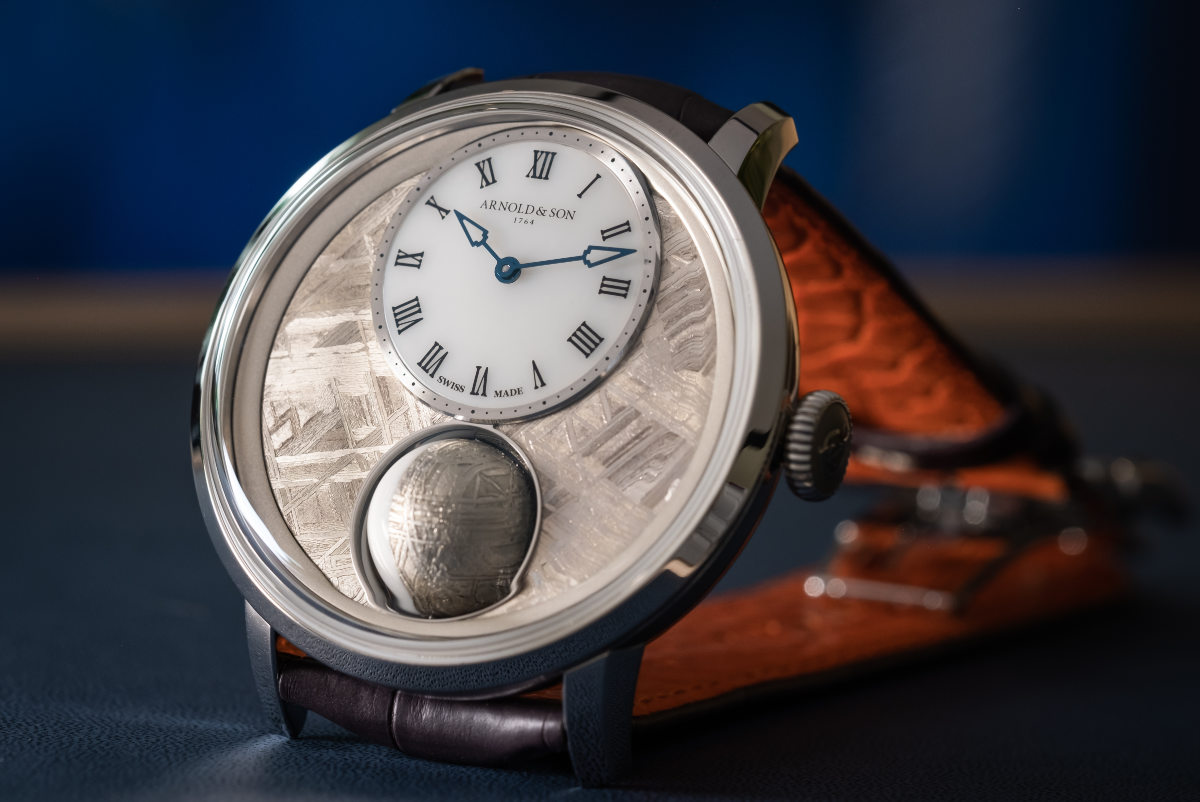 Arnold & Son: Arnold & Son Presents Its New Luna Magna Platinum Watch ...
