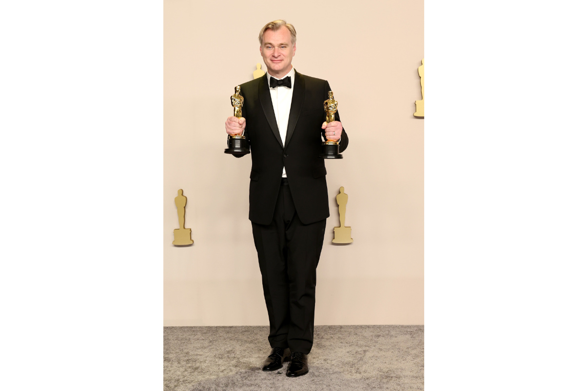 Dior: Christopher Nolan In Dior At The 96th Annual Academy Awards - Luxferity